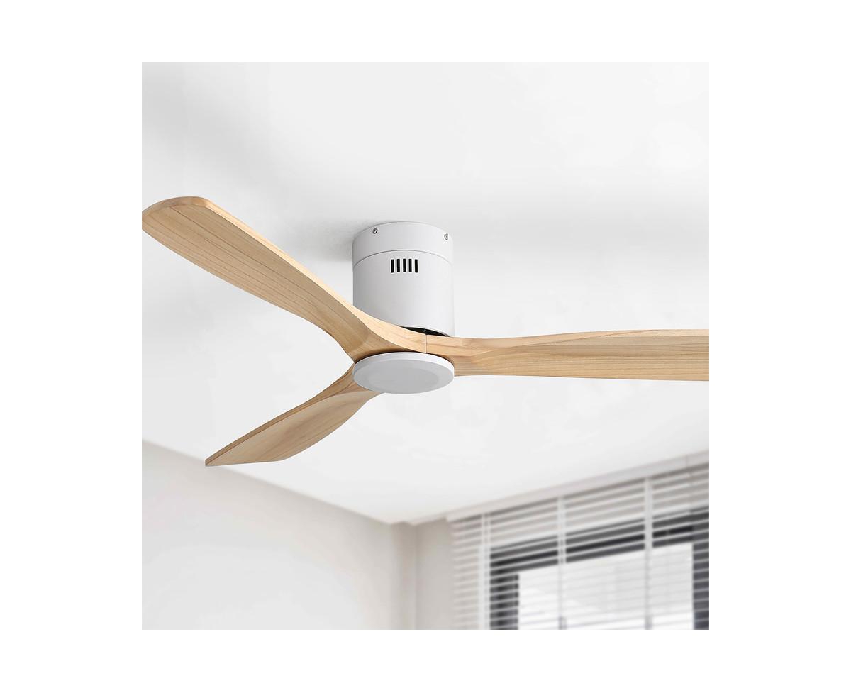 Click here for 52-inch Modern White 3-Blade Ceiling Fan with Remo... prices