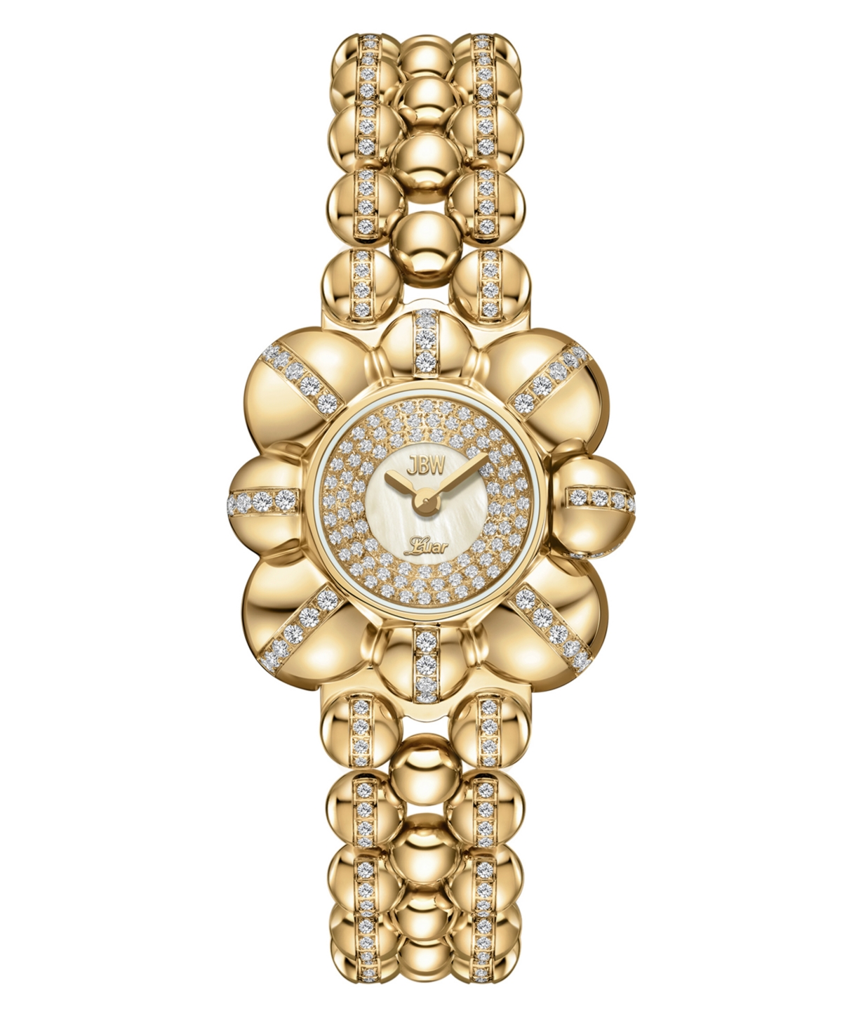 Click here for Jbw Womens Atmosphere Crystal Swiss Quartz 18k Gol... prices