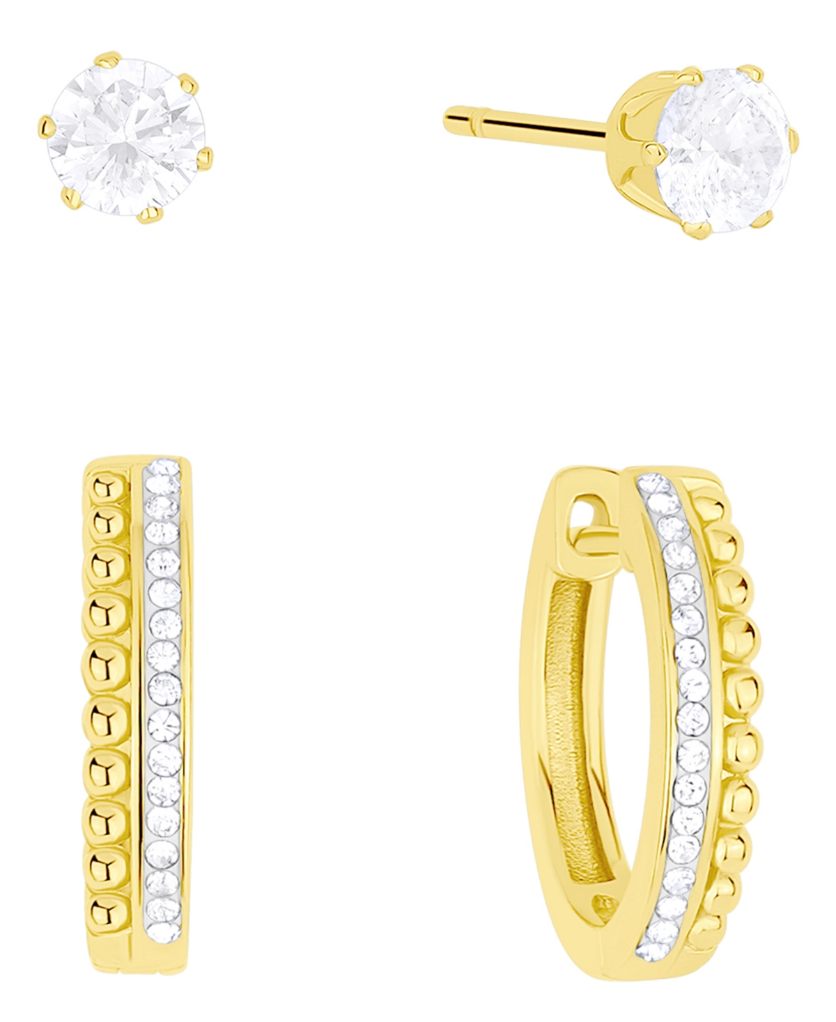 Click here for And Now This 2-Pc. Cubic Zirconia 18k Gold-Plated... prices