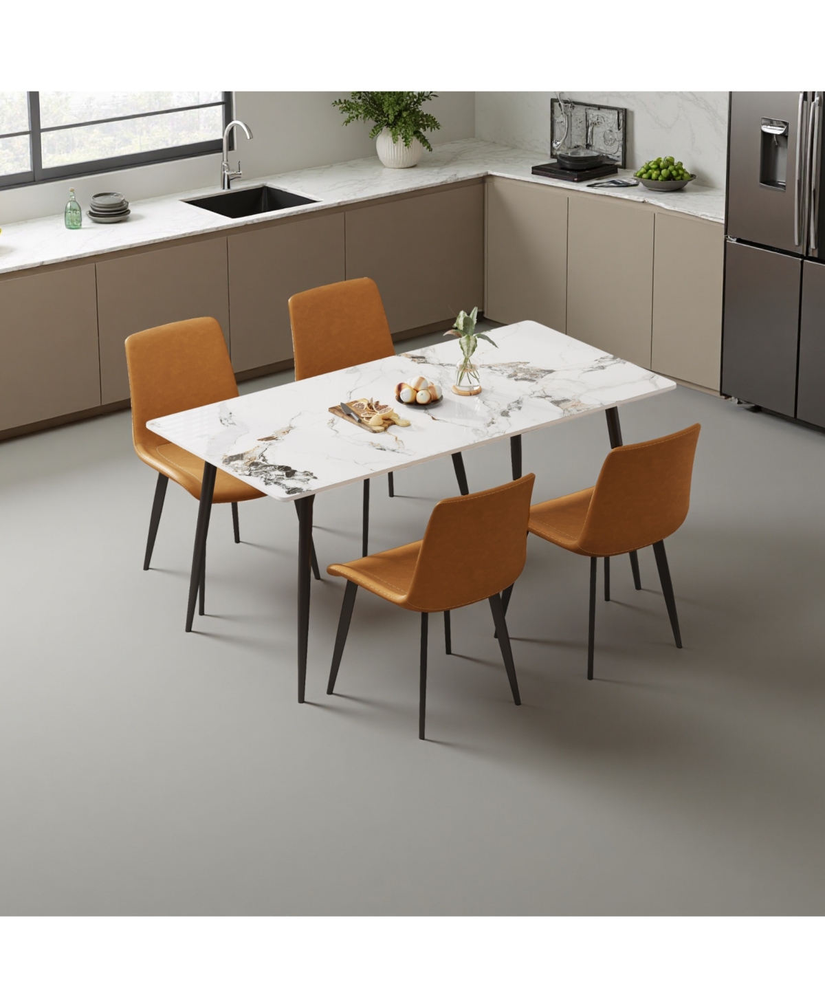 Click here for Streamdale Furniture Sintered Stone Dining Table w... prices