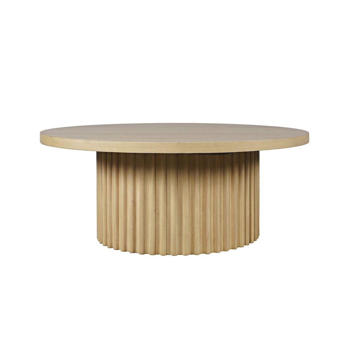Click here for Jofran 40 Round Mid-Century Modern Fluted Pedestal... prices