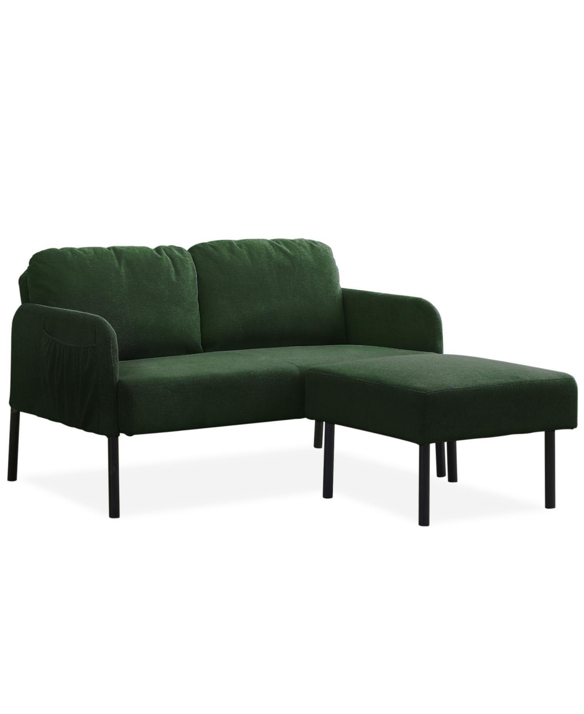 Click here for Streamdale Furniture Stylish Green L-Shape Sofa wi... prices