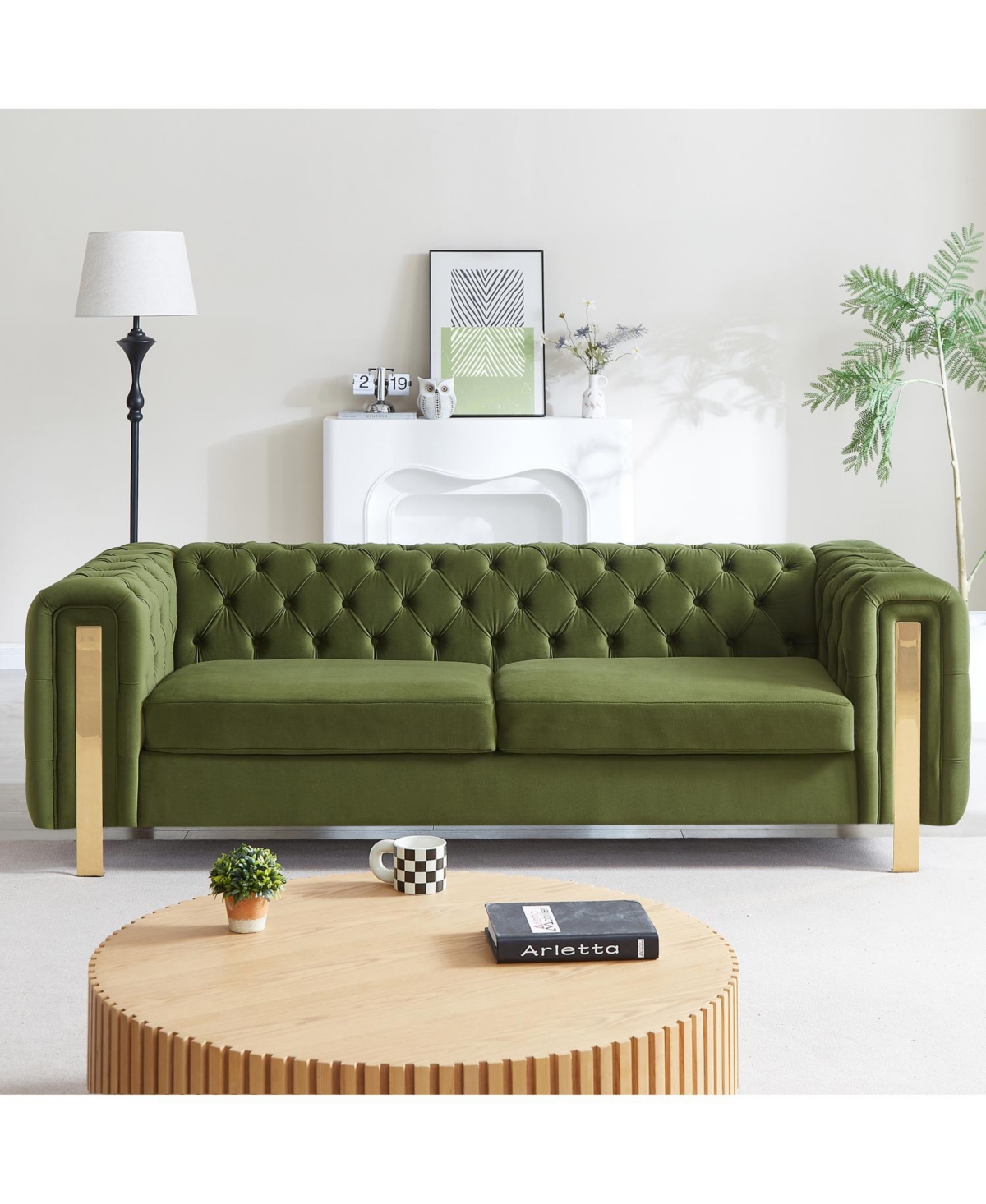 Click here for Streamdale Furniture Mira Comfy 3-seat Sofa with T... prices