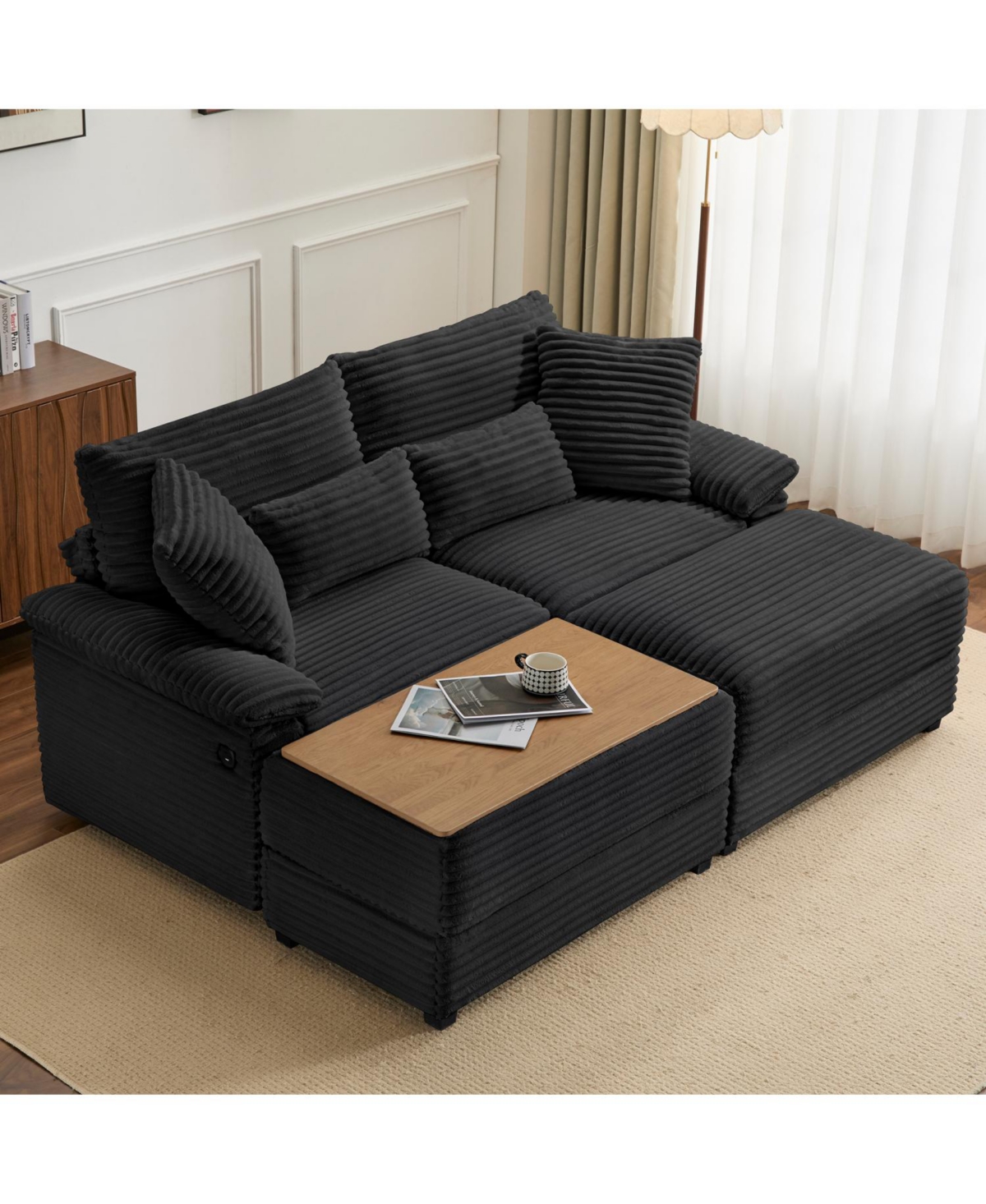 Click here for Streamdale Furniture Double Chaise Lounge Set w/ O... prices