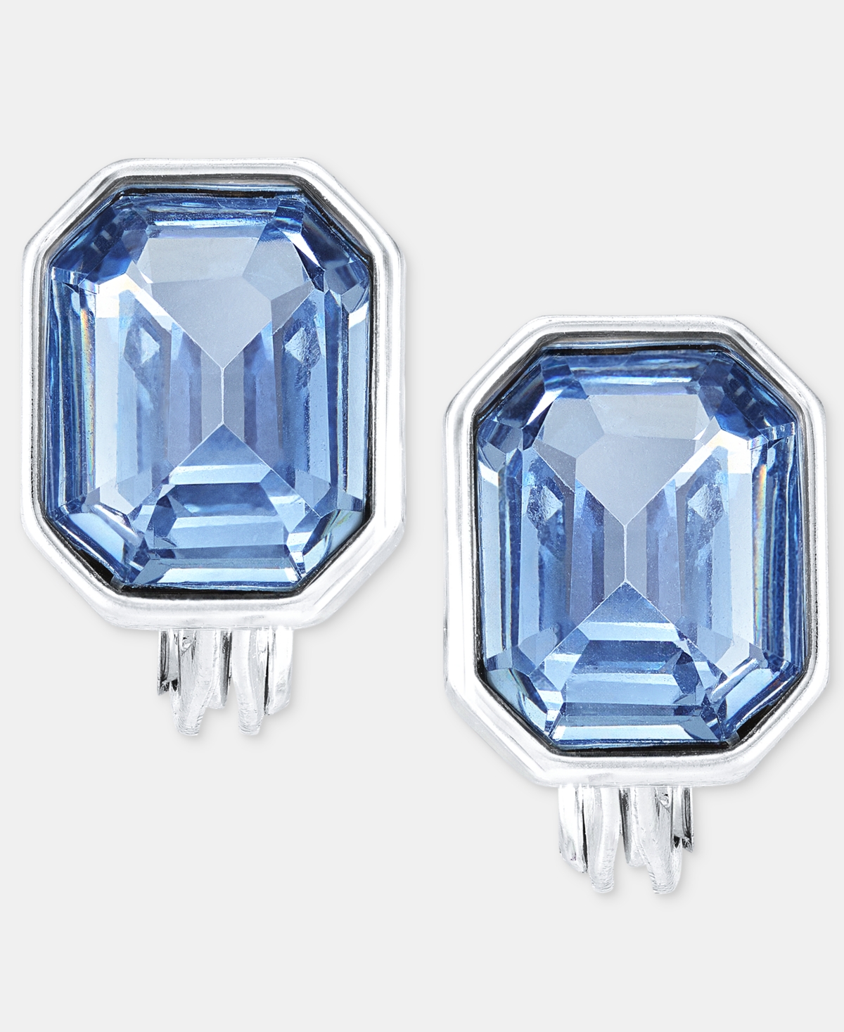 Click here for Anne Klein Emerald-Cut Stone Clip-On Button Earrin... prices