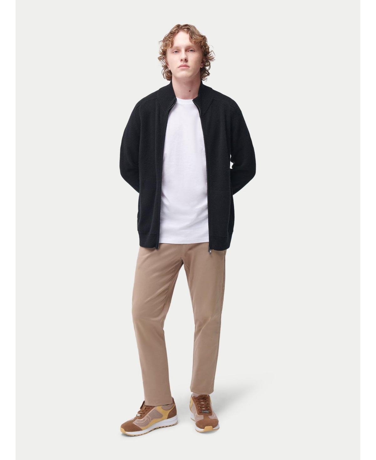 Click here for Gobi Cashmere Mens High Neck Full-Zip Cashmere Car... prices