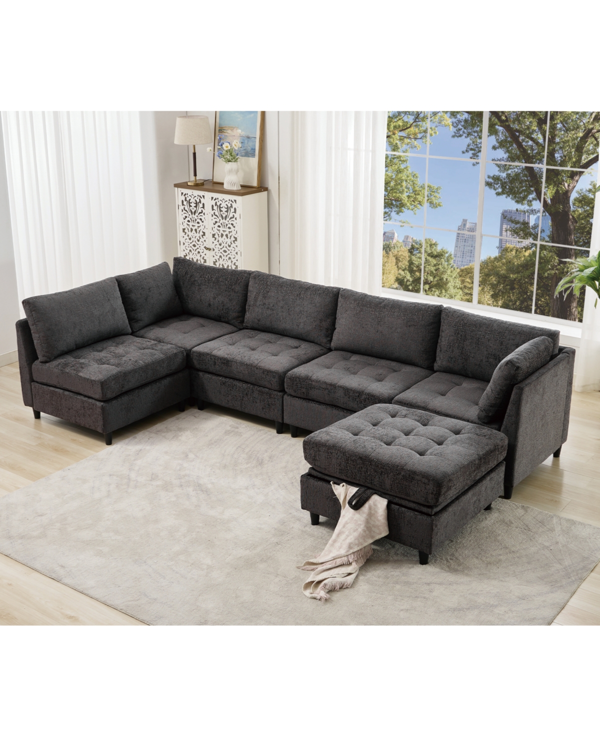 Click here for Streamdale Furniture Modular Sectional Sofa with O... prices