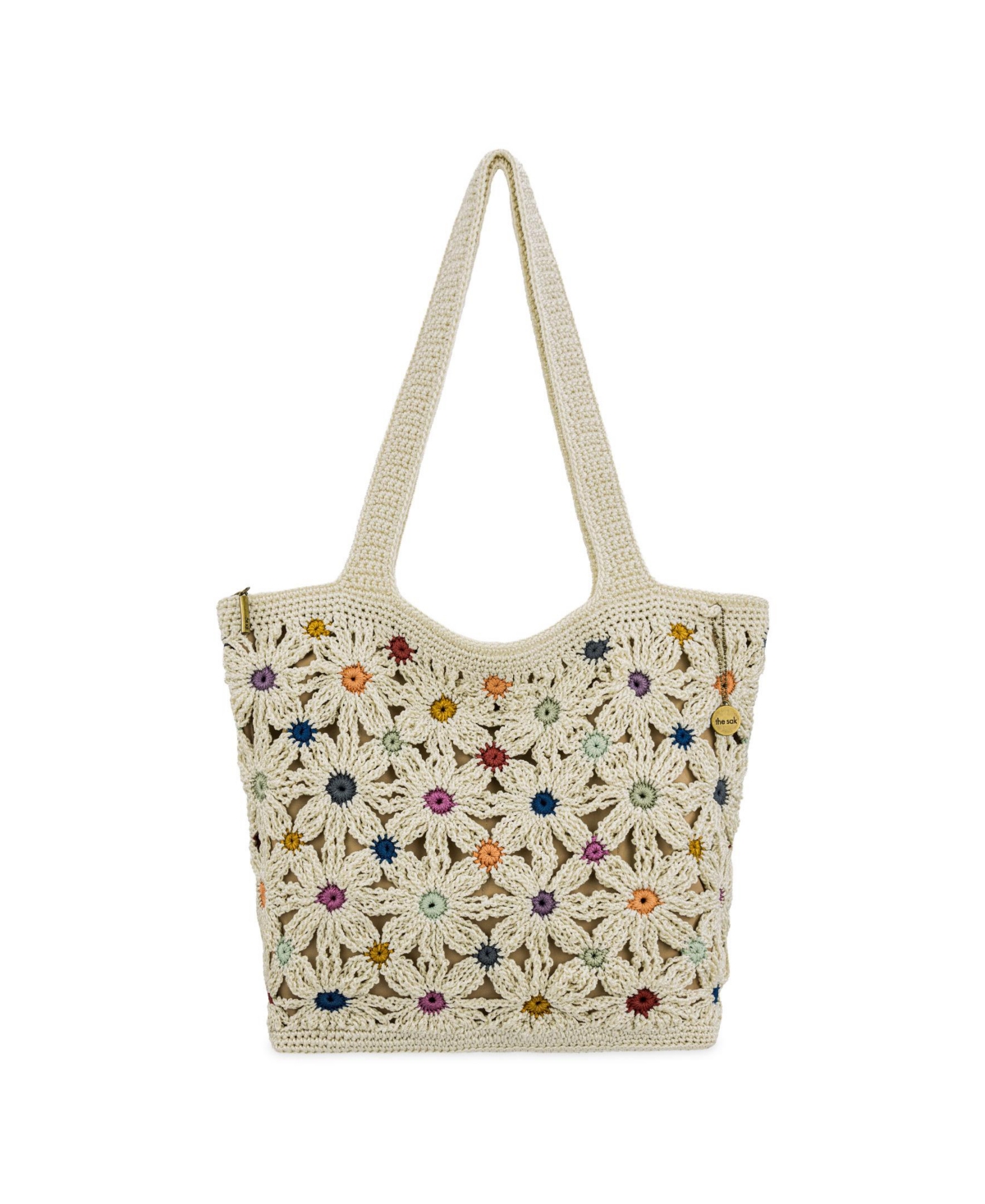 Click here for The Sak Classic Large Crochet Carryall Tote Bag -... prices