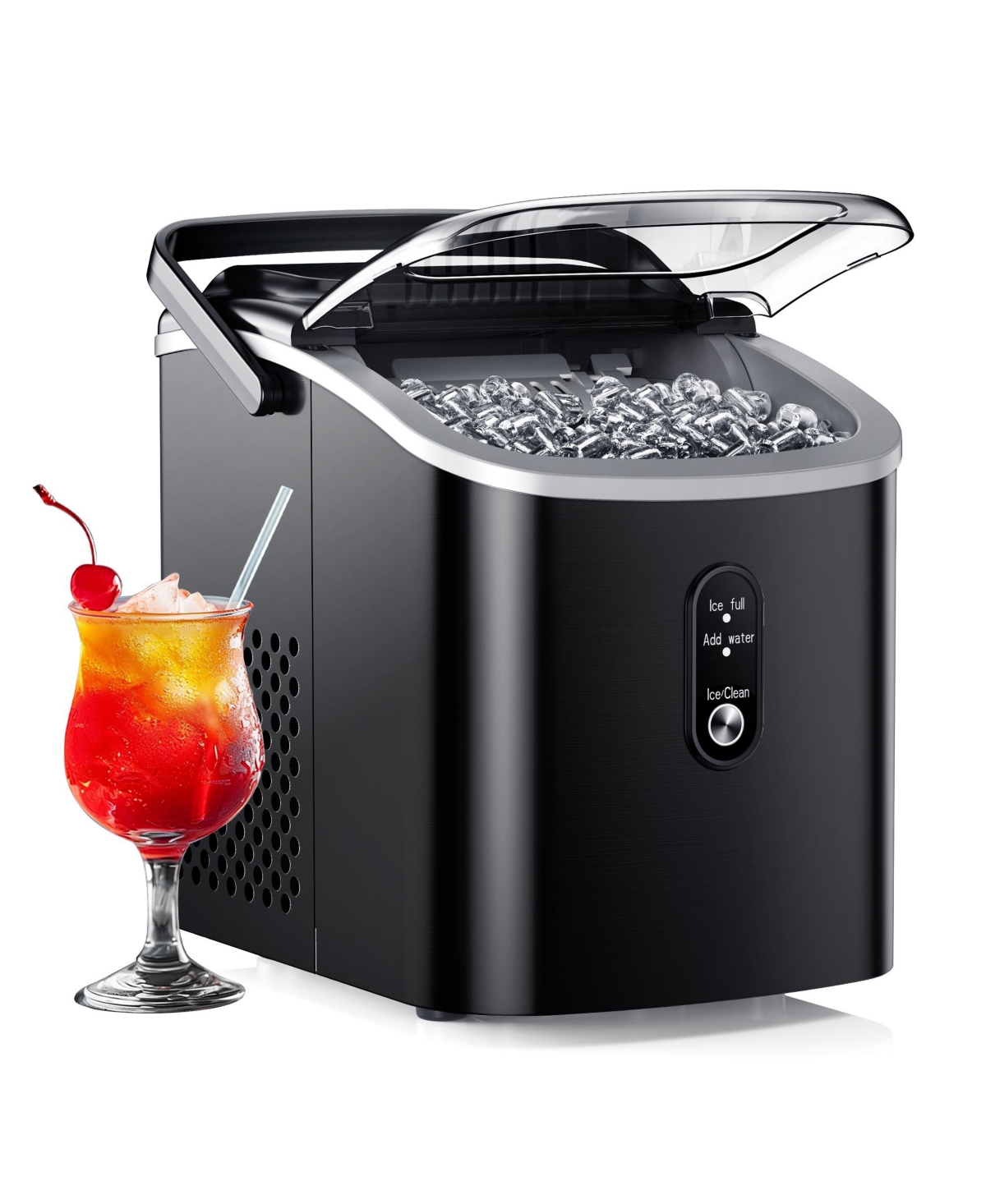 Click here for Euhomy 26.5lbs/D Countertop Cube Ice Maker Machine... prices