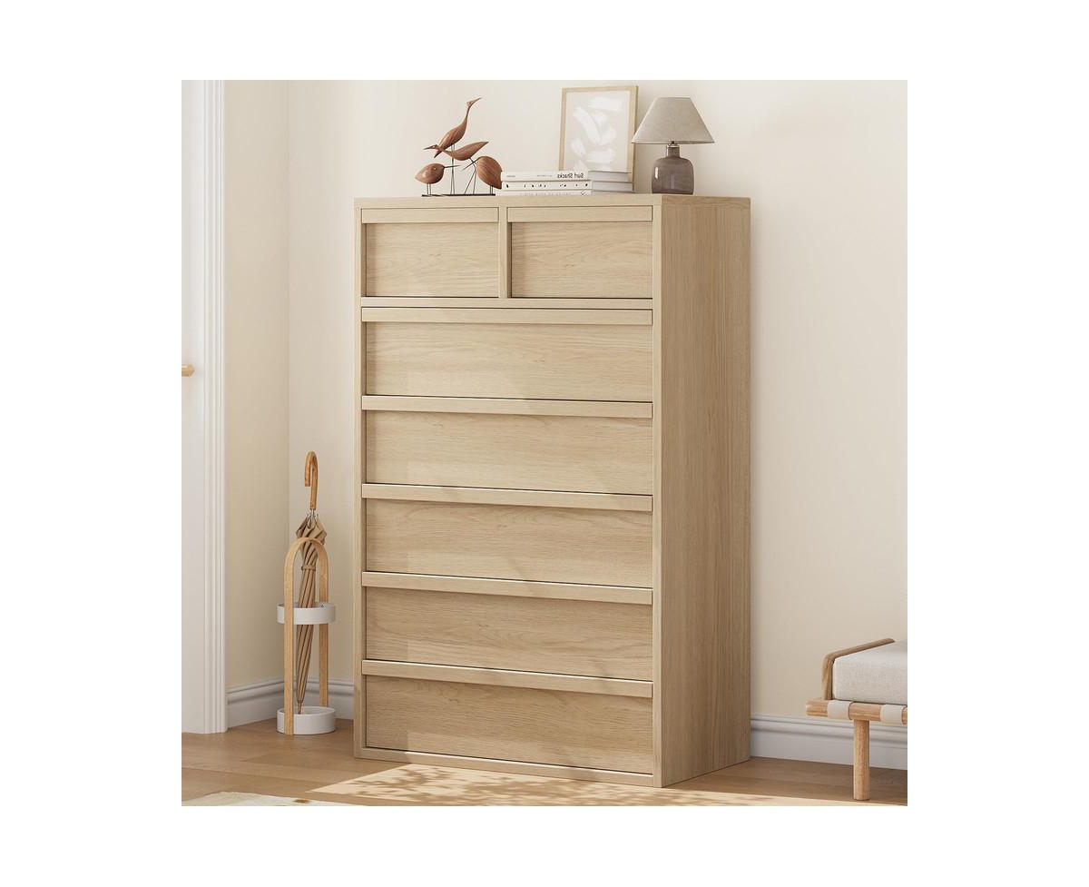 Click here for Gaomon 7-Drawer Dresser for Bedroom - Light brown prices