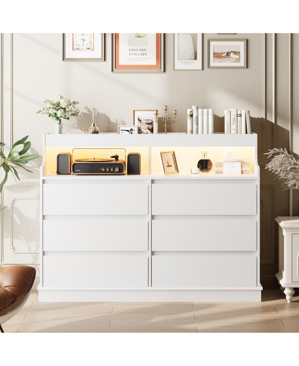 Click here for Dresser for Bedroom with 6 Drawers  Modern Chest F... prices