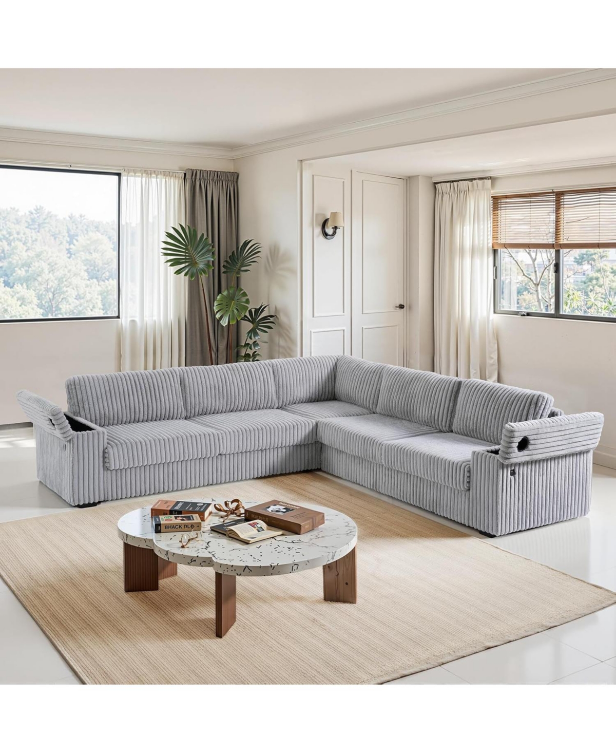 Click here for Tribesigns L-Shaped Sectional Sofa  109.5 Modular... prices