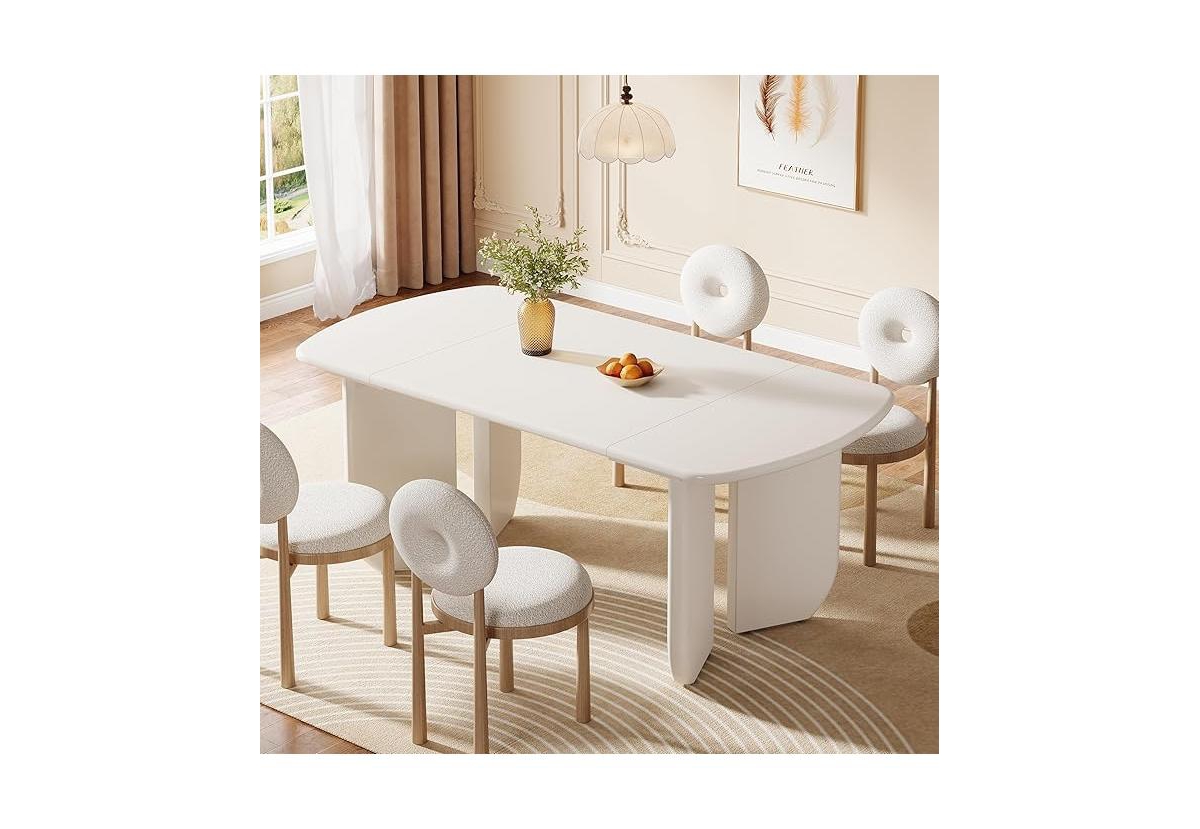 Click here for Tribesigns 63" Large Rectangle Kitchen Table... prices