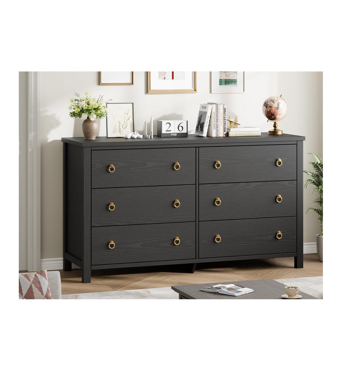 Click here for gaomon 6 Dresser for Bedroom  47.2" Wide Dres... prices