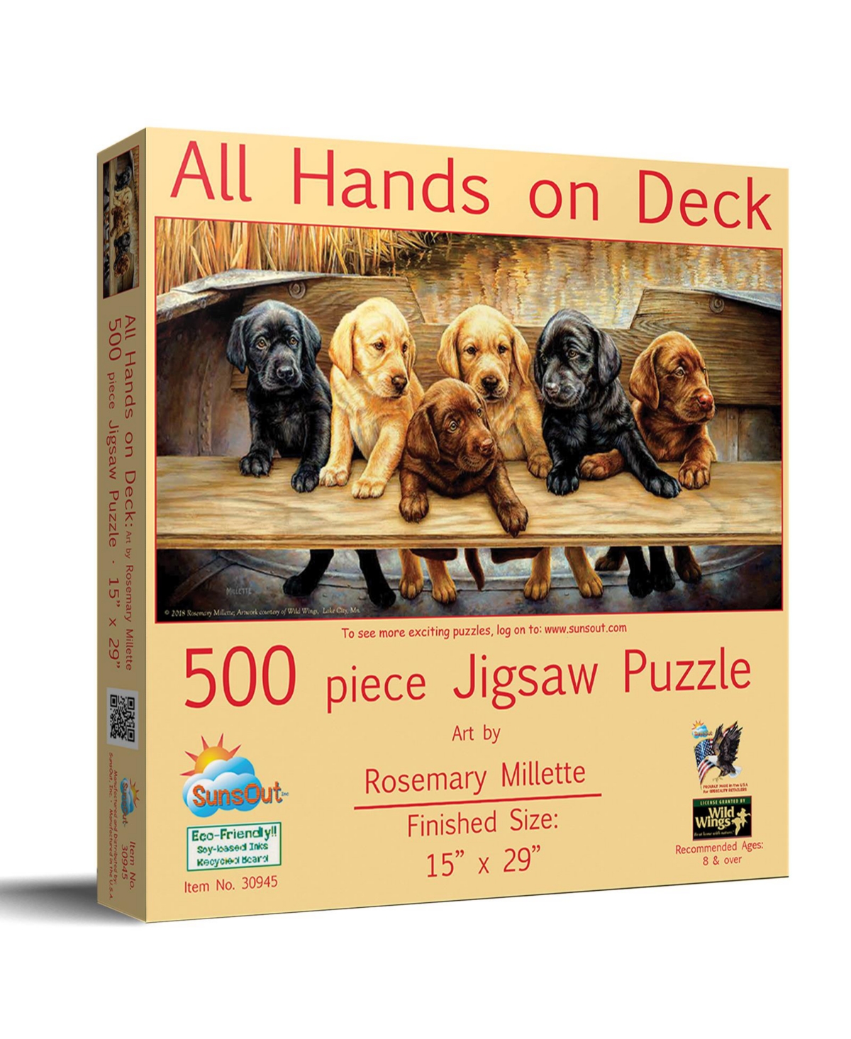 Click here for SunsOut All Hands on Deck 500 piece Jigsaw Puzzle... prices