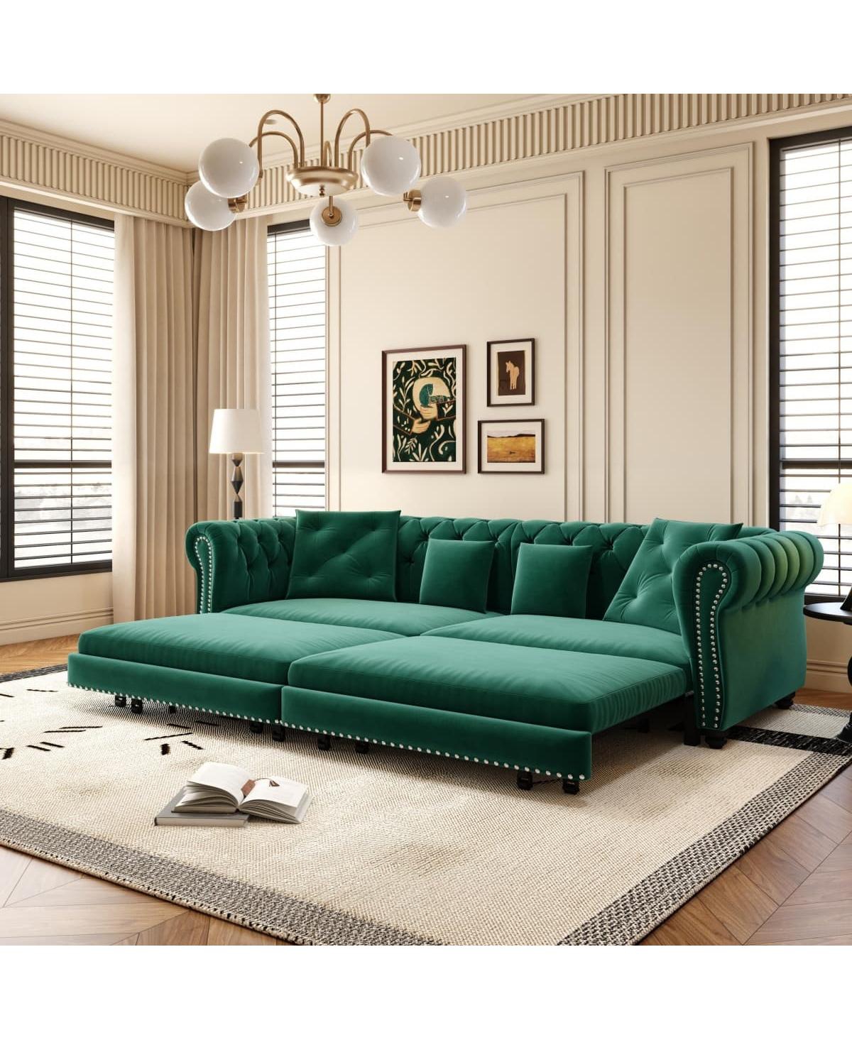 Click here for Maison Boucle 89" Sleeper Sofa Bed  King Size... prices