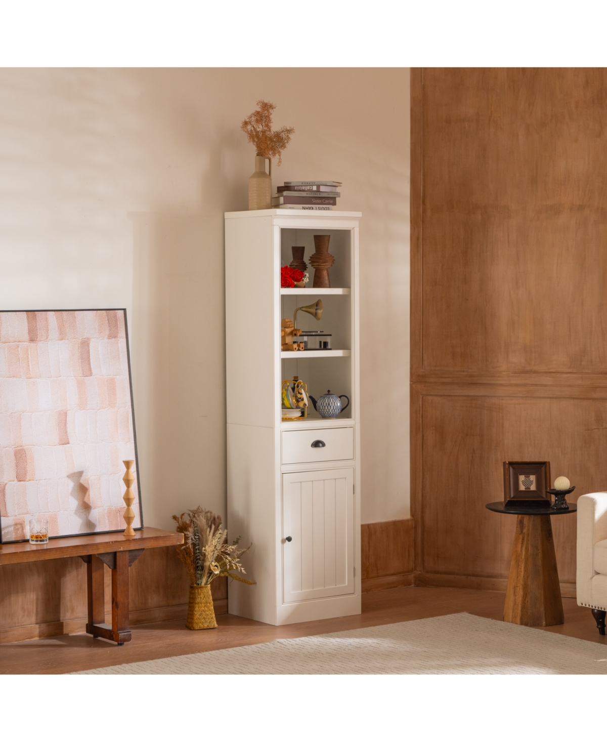 Click here for Streamdale Furniture 75" Display Shelf with C... prices