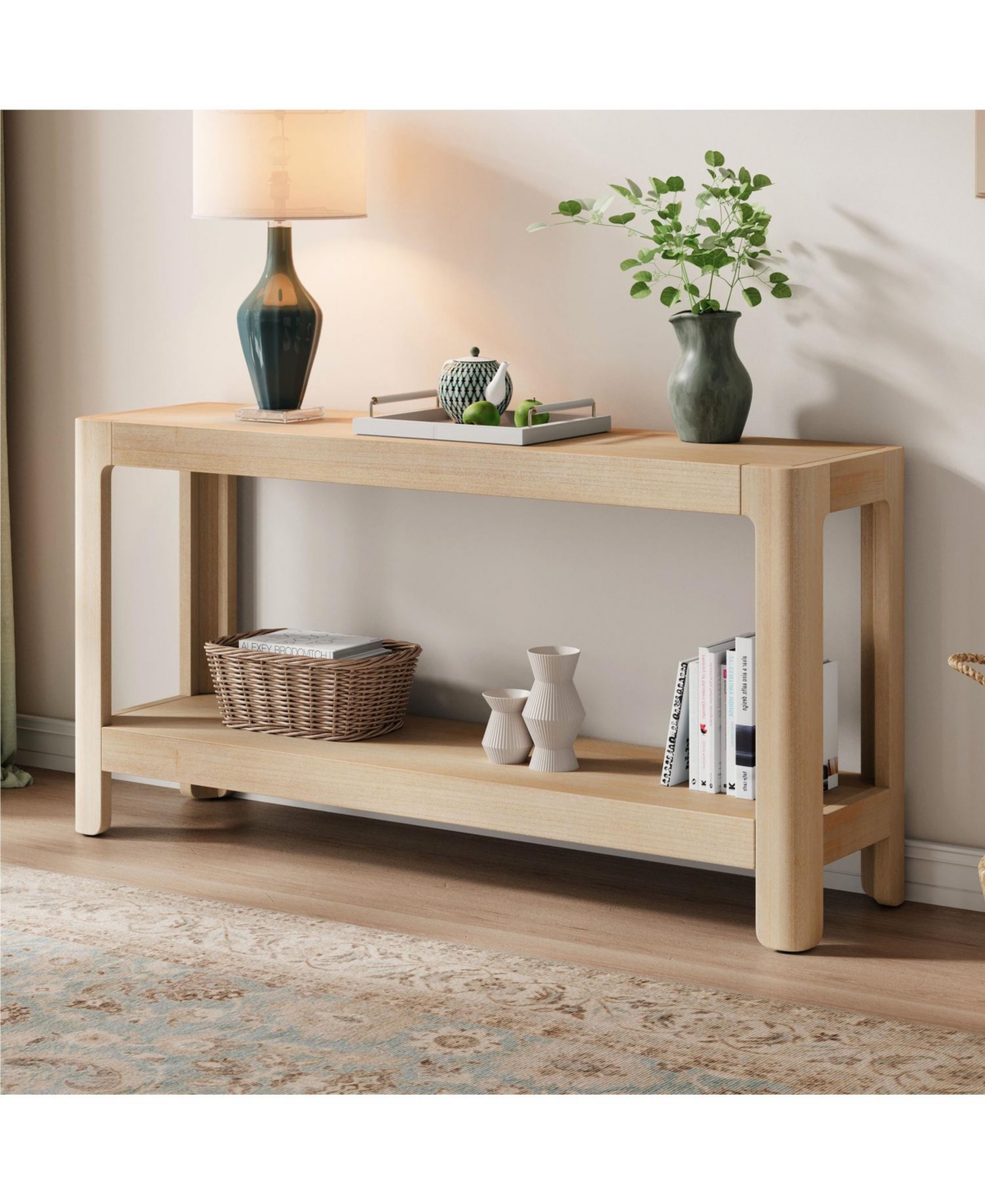 Click here for Streamdale Furniture Farmhouse Console Table - Nat... prices