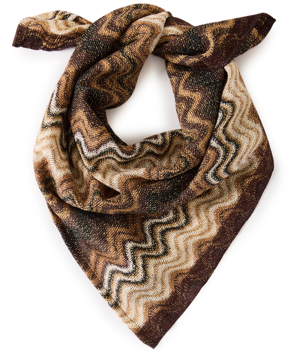Click here for Steve Madden Wavy Shimmer Square Scarf - Neutral prices