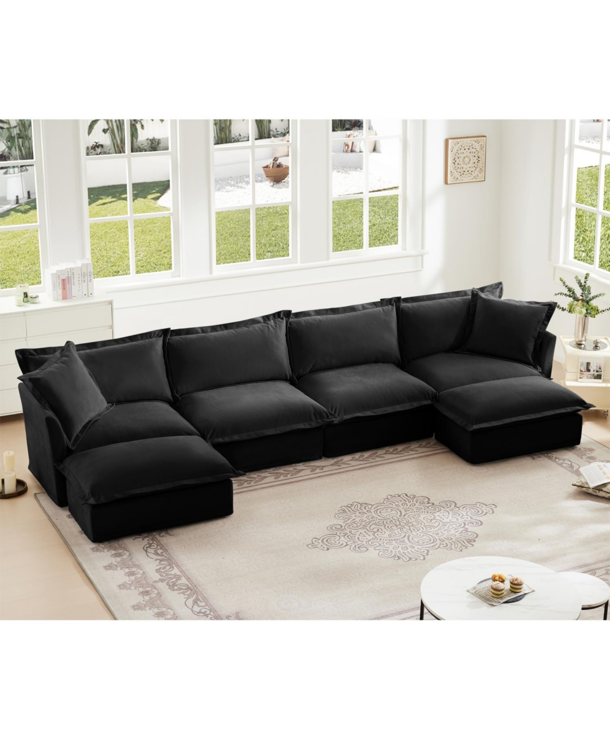 Click here for Streamdale Furniture Slipcovered U Shape Sectional... prices