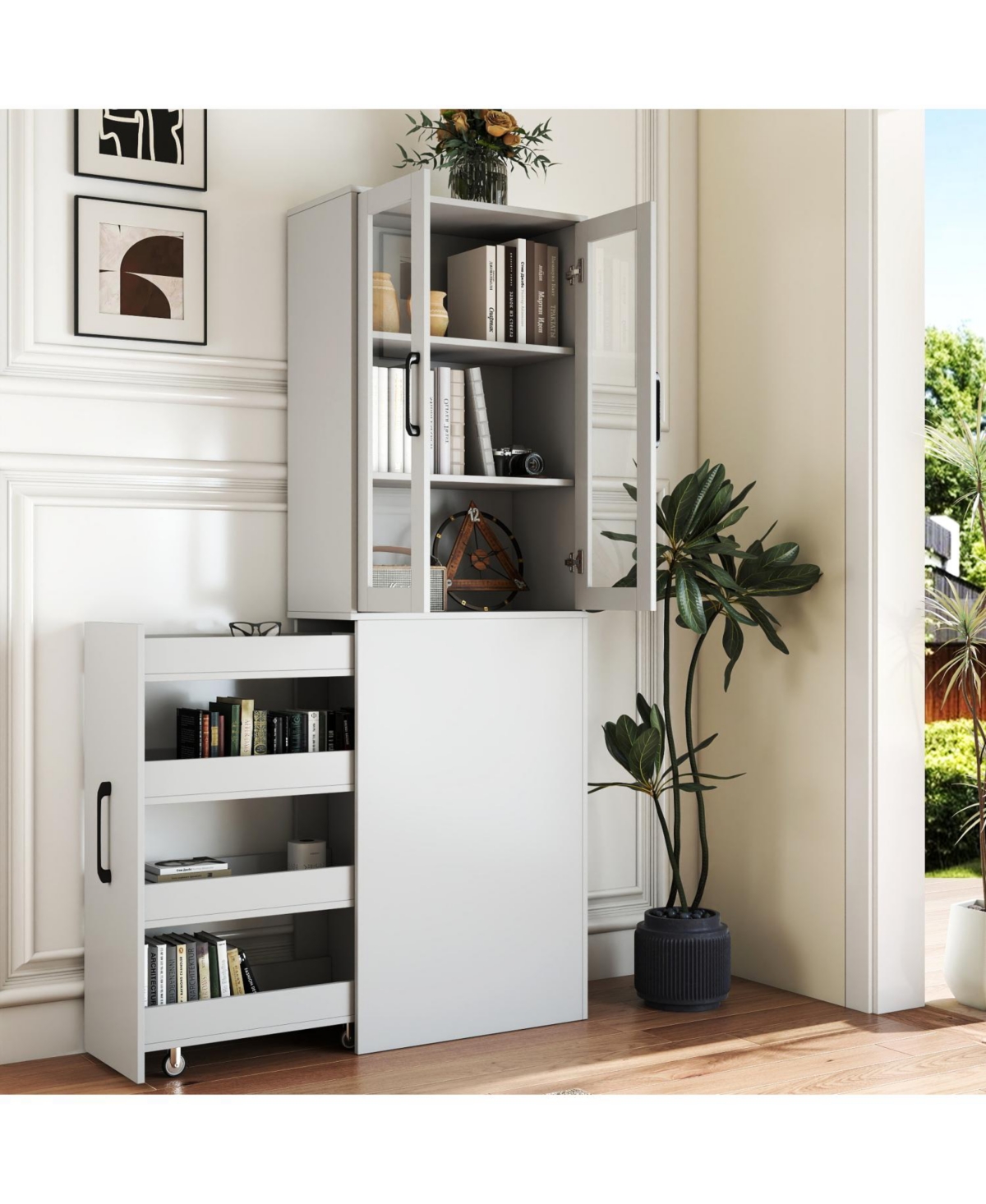 Click here for Streamdale Furniture 70.87" Display Cabinet... prices