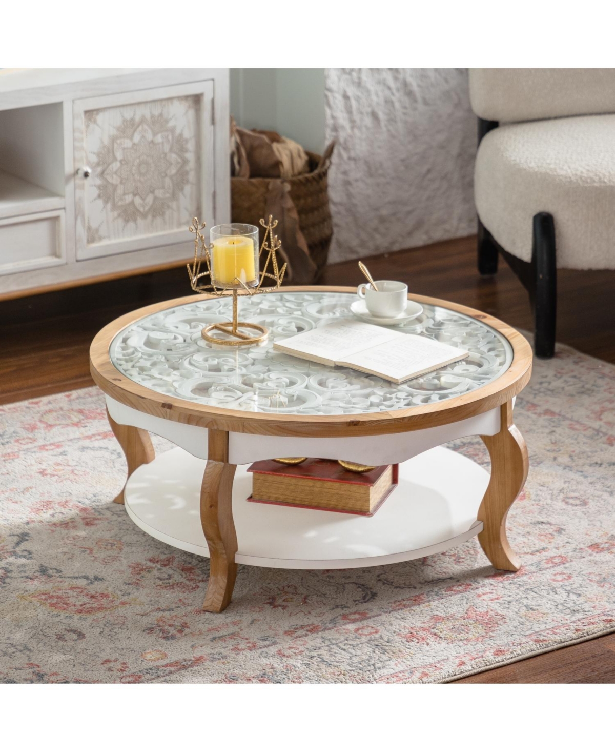 Click here for Streamdale Furniture Streamdale Round Wood Coffee... prices