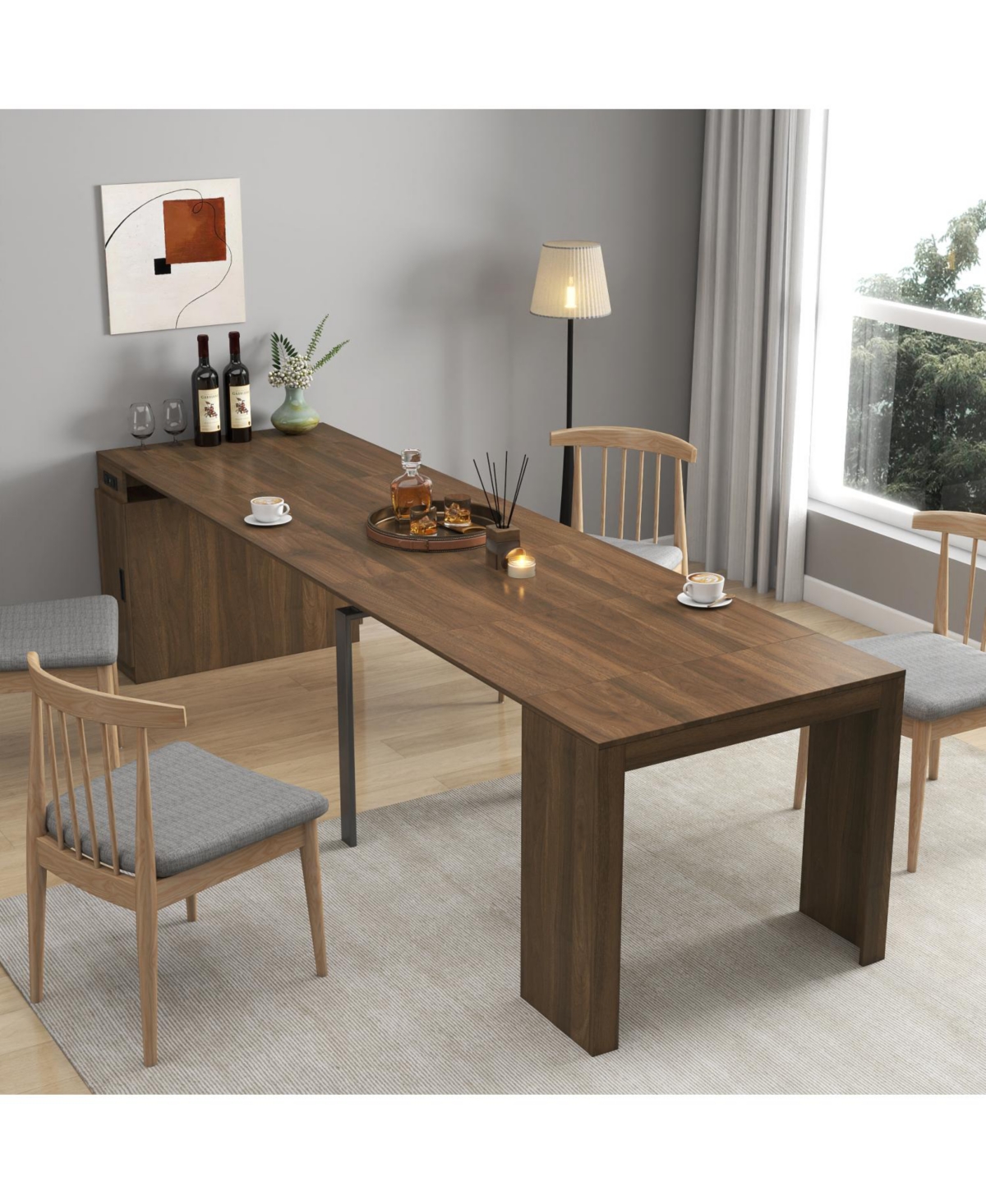 Click here for Streamdale Furniture Extendable Dining Table with... prices