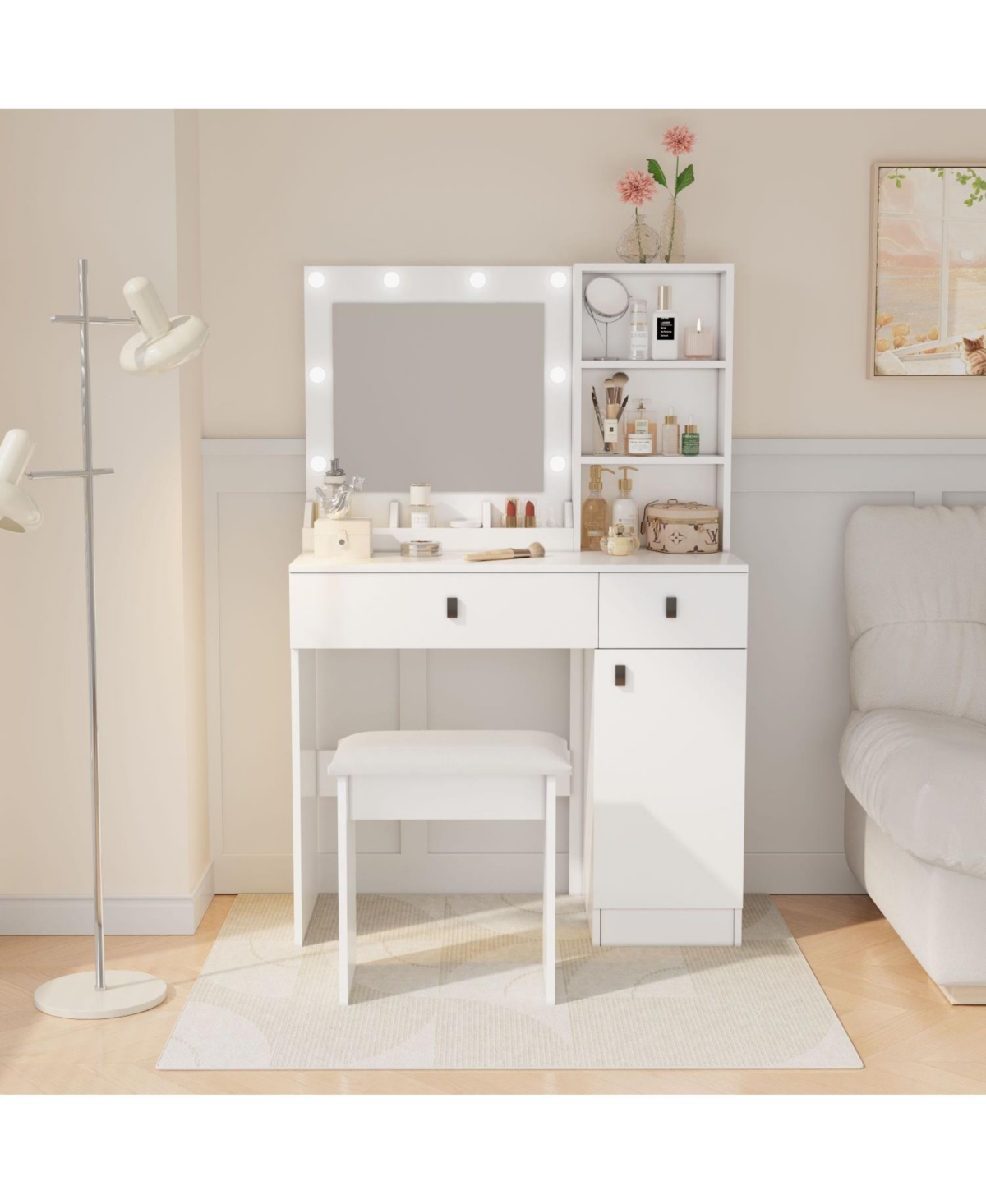 Click here for Streamdale Furniture Streamdale Vanity Desk with A... prices