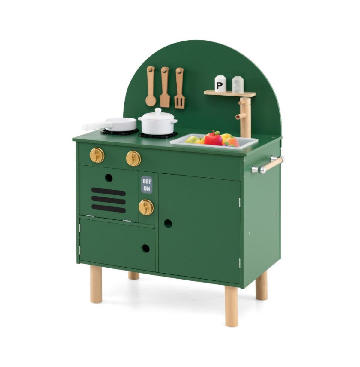 Click here for Hongge Kids Wooden Play Kitchen Set with Accessori... prices