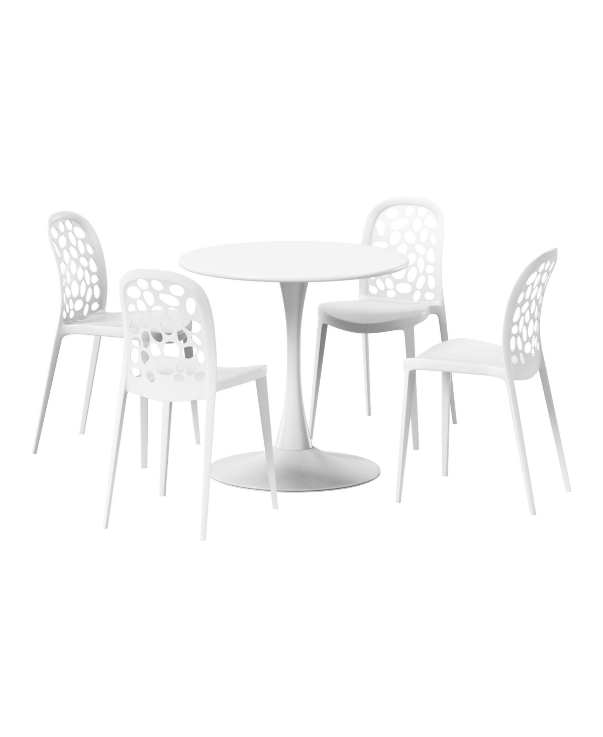 Click here for WestinTrends 5-Piece Outdoor Indoor Metal Patio Di... prices