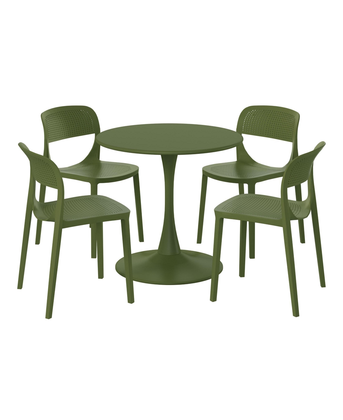 Click here for WestinTrends 5-Piece Round Metal Bistro Dining Tab... prices