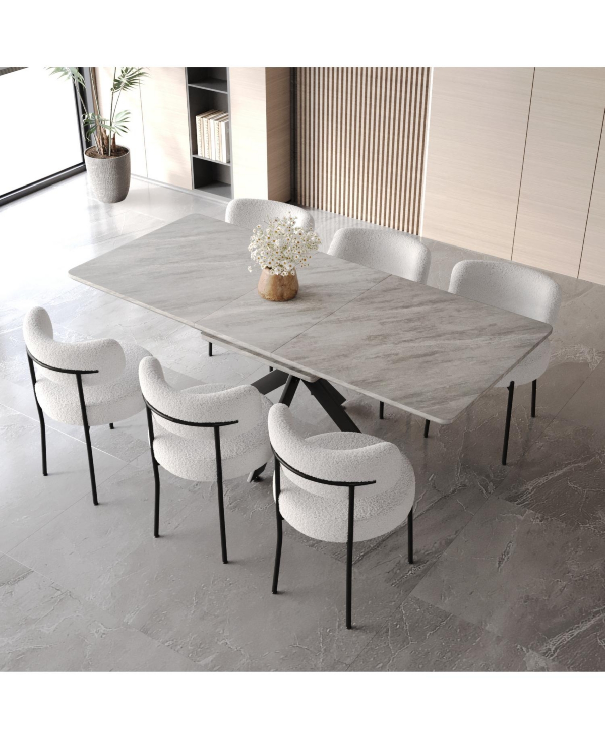 Click here for Streamdale Furniture Extendable Dining Table Set w... prices