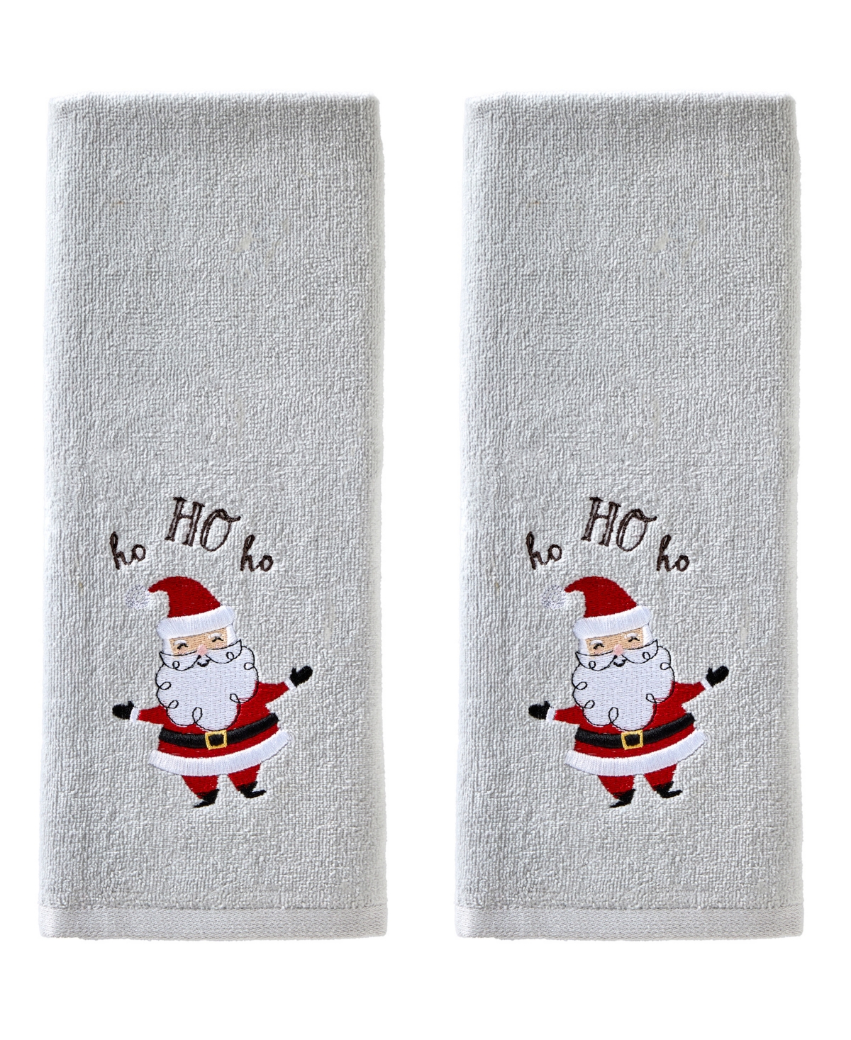 Click here for Skl Home Santa Embellished Hand Towel  Set of 2 -... prices