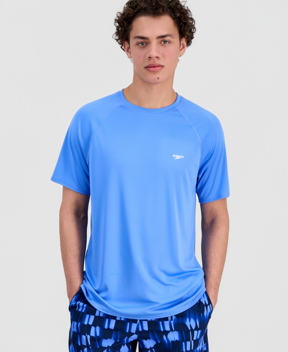 Click here for Speedo Mens Upf Easy Short Sleeve T-Shirt - Periwi... prices
