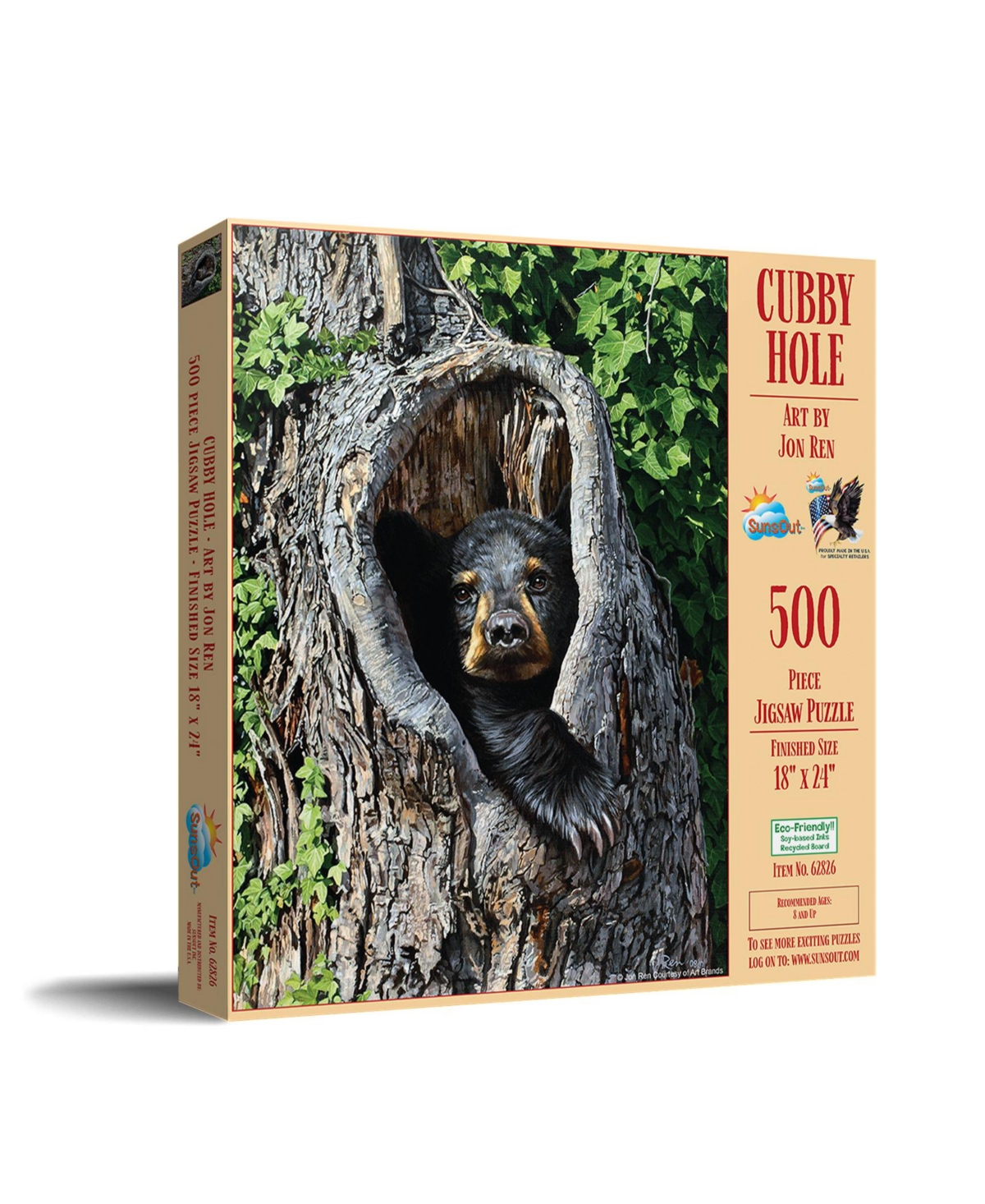 Click here for SunsOut Cubby Hole 500 piece Jigsaw Puzzle for Adu... prices