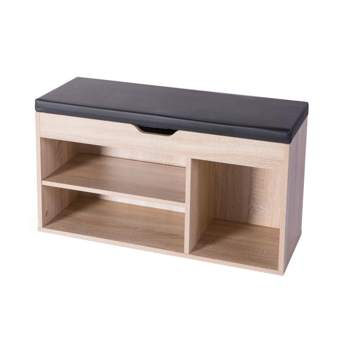 Click here for Basicwise Entryway Storage Shoe Rack with Top Seat... prices