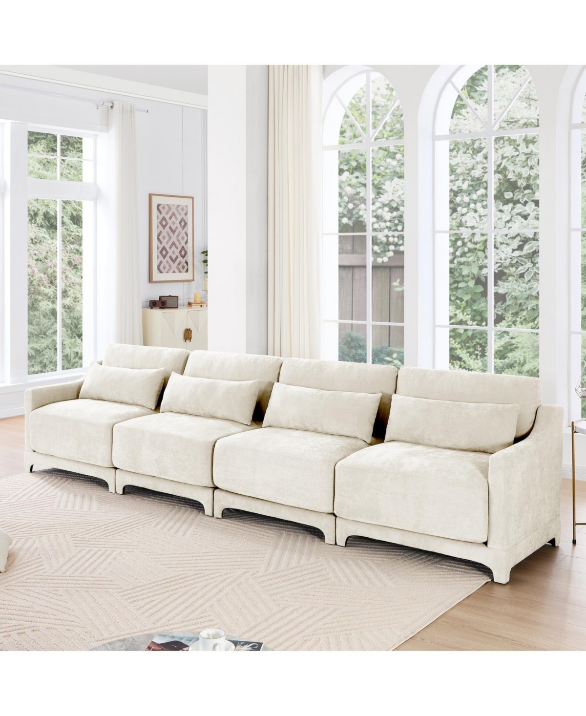 Click here for Streamdale Furniture Solid Wood Chenille Lumbar Pi... prices