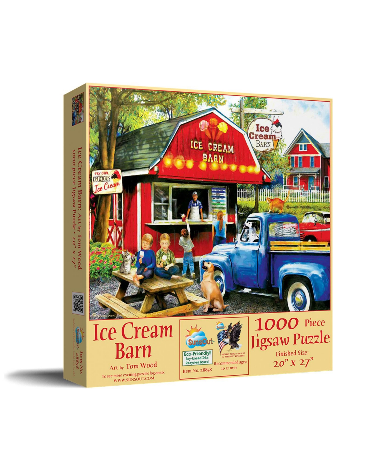 Click here for SunsOut The Ice Cream Barn 1000-piece Jigsaw Puzzl... prices
