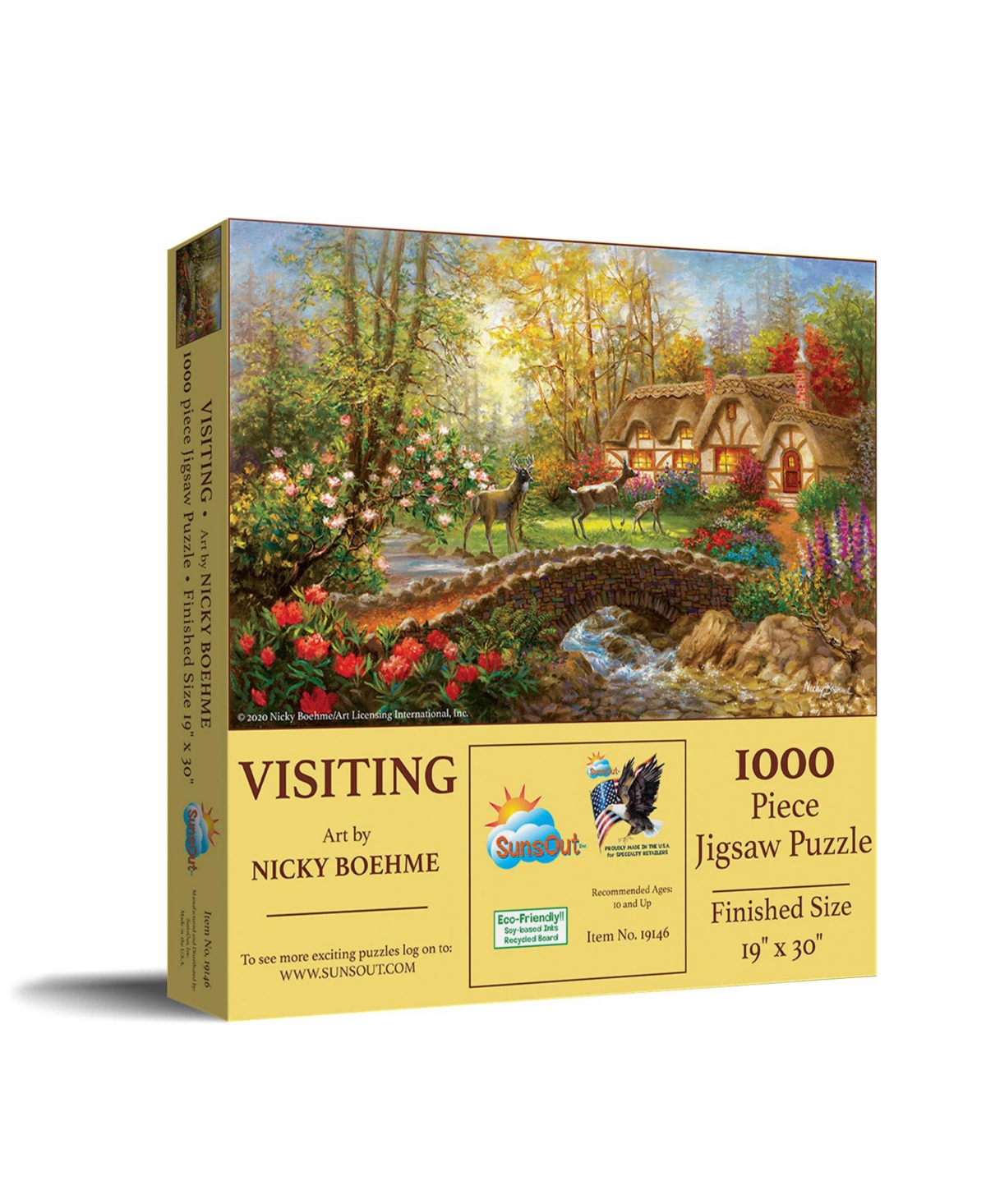 Click here for SunsOut Visiting 1000 piece Jigsaw Puzzle for Adul... prices