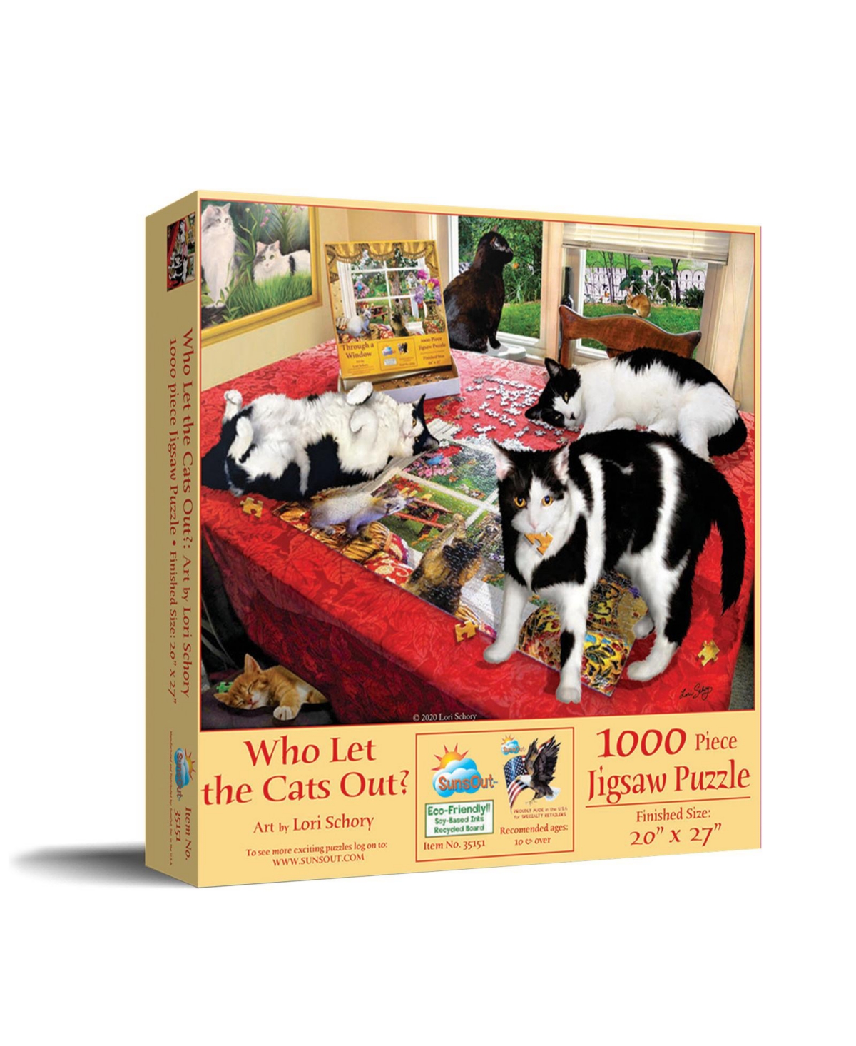 Click here for SunsOut Who let the Cats Out 1000 piece Jigsaw Puz... prices