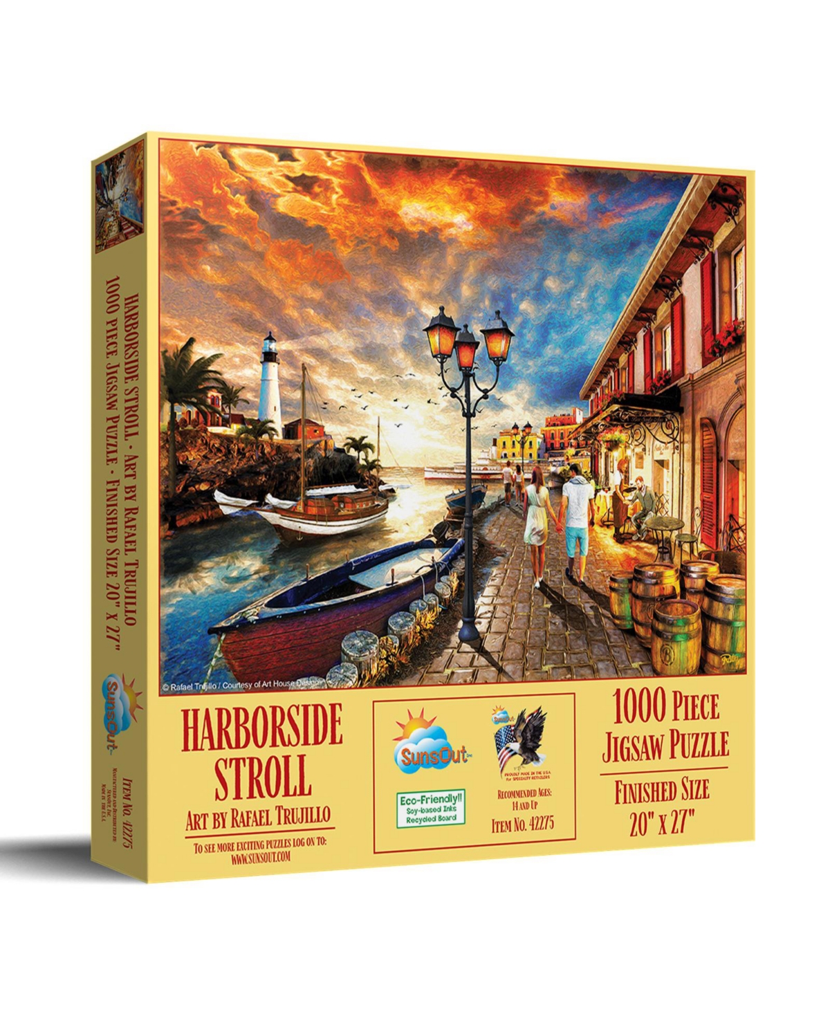 Click here for Harborside Stroll 1000 piece Jigsaw Puzzle for Adu... prices
