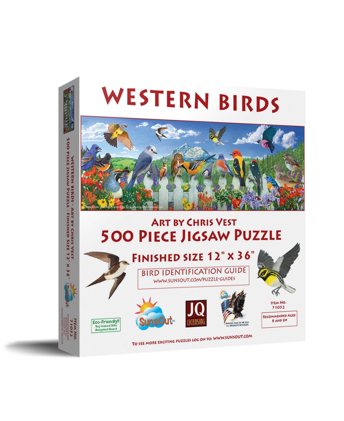 Click here for SunsOut Western Birds 500 piece Jigsaw Puzzle for... prices