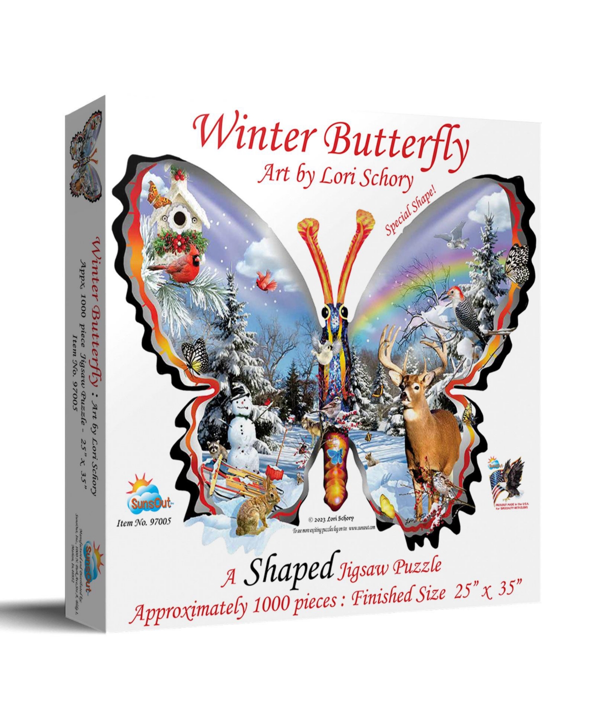 Click here for SunsOut Winter Butterfly 1000 piece Jigsaw Puzzle... prices