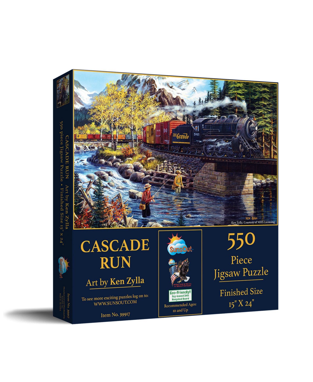 Click here for SunsOut Cascade Run 550 piece Jigsaw Puzzle for Ad... prices