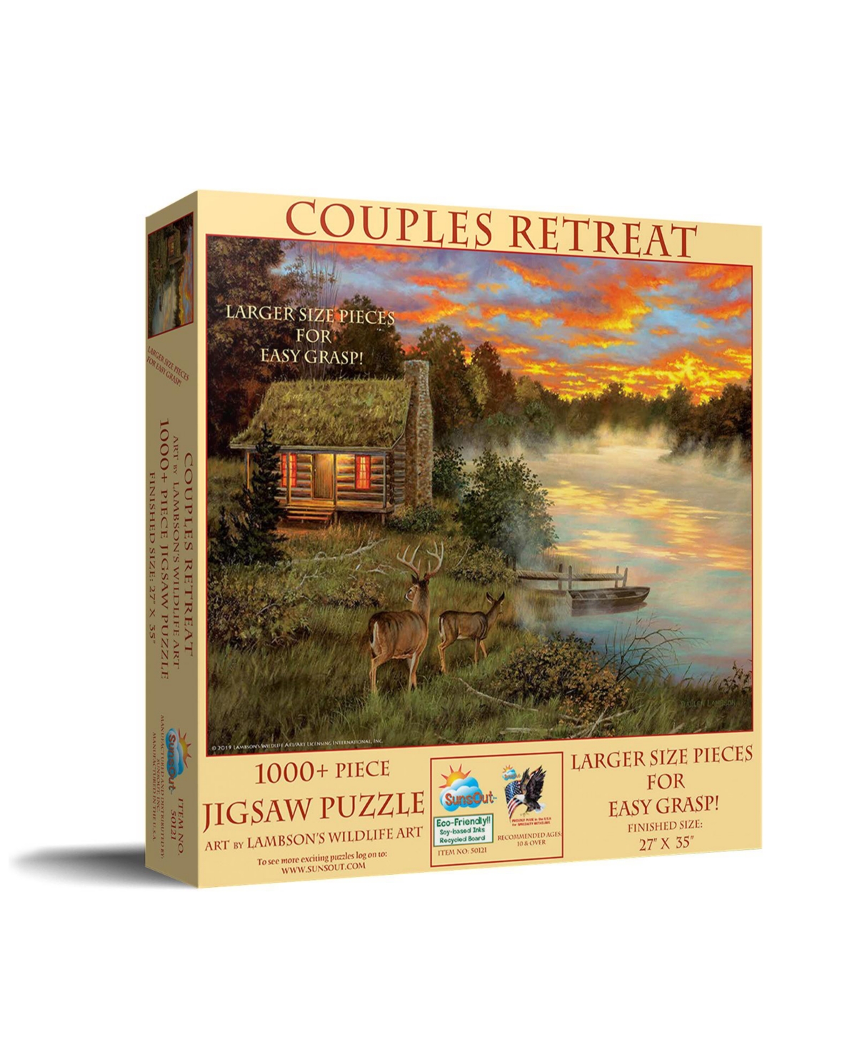 SunsOut Couples Retreat 1000 piece Jigsaw Puzzle for Adults Large Pieces