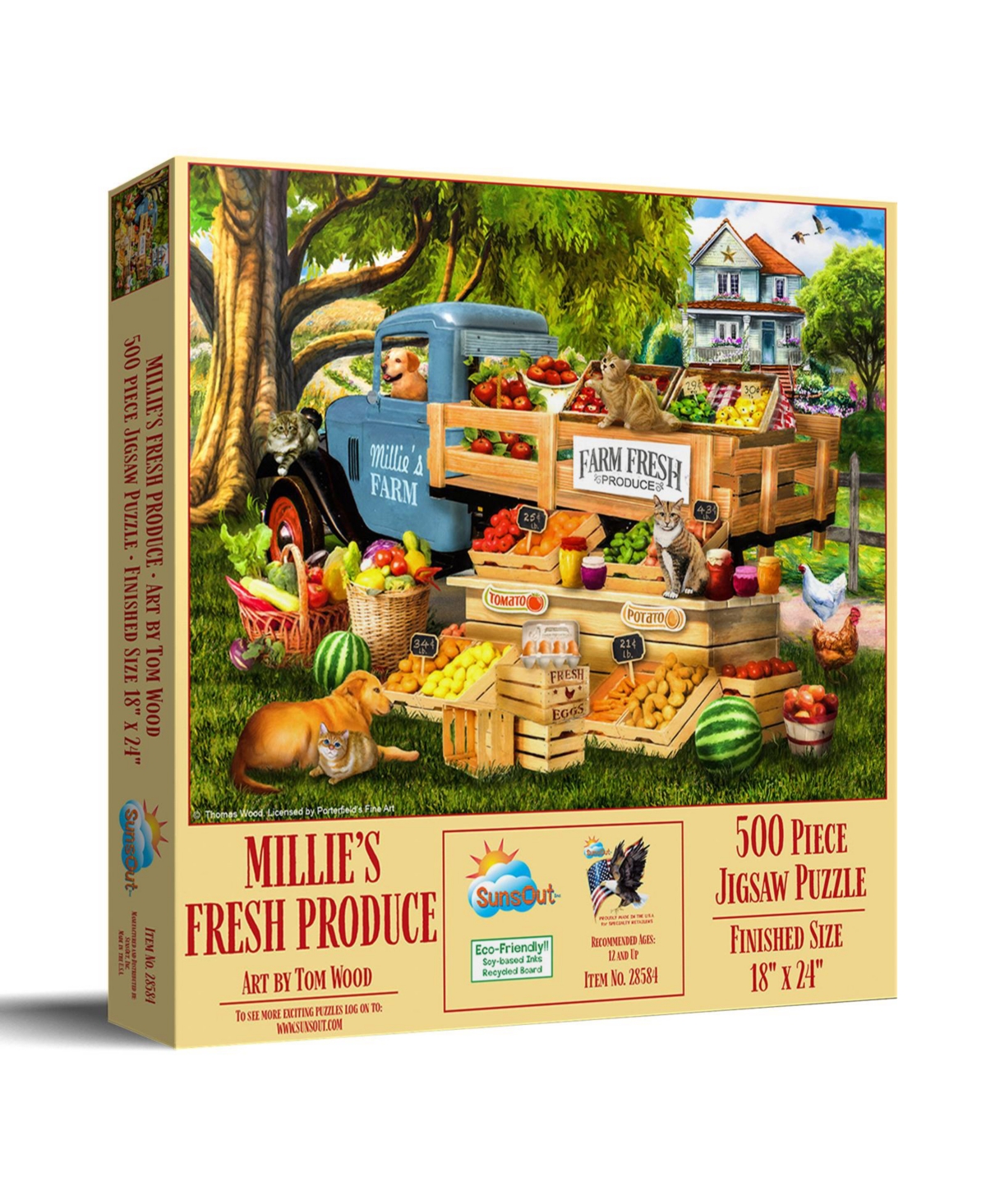 Click here for SunsOut Millies Fresh Produce 500 piece Jigsaw Puz... prices