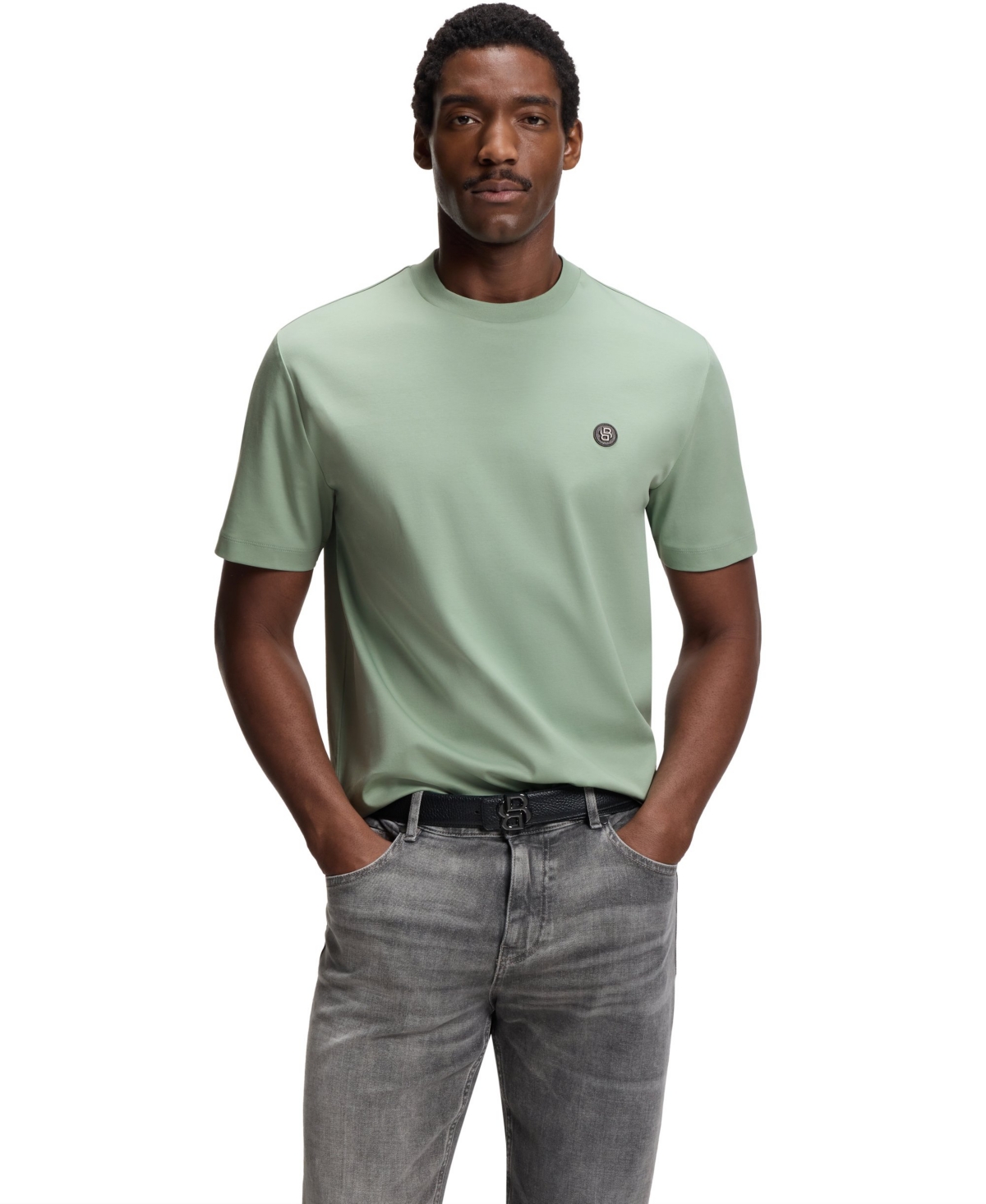 Click here for Boss by Hugo Boss Mens Mercerized-Cotton Double B... prices