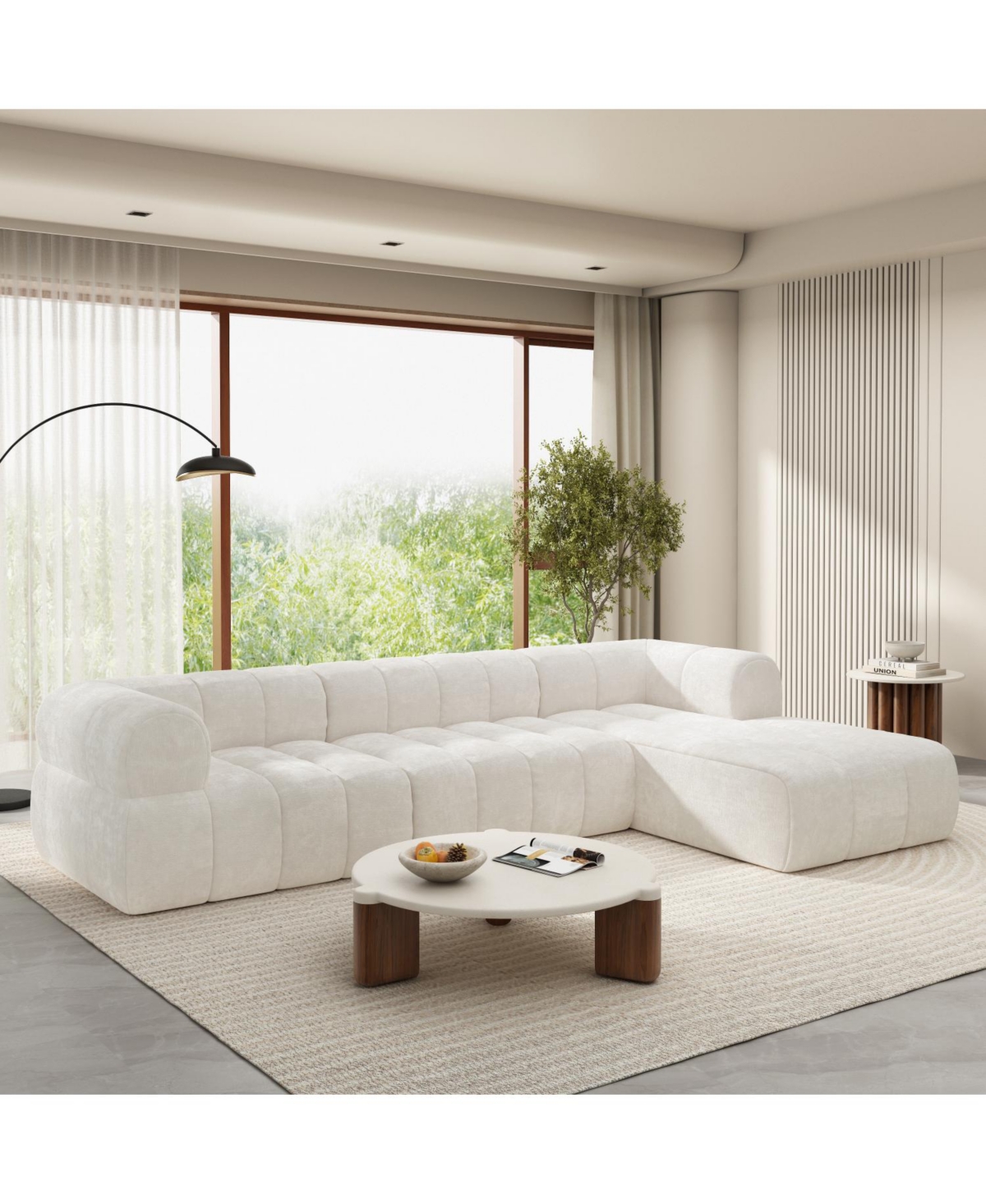 Click here for Streamdale Furniture 122" Modern L-Shaped Sec... prices