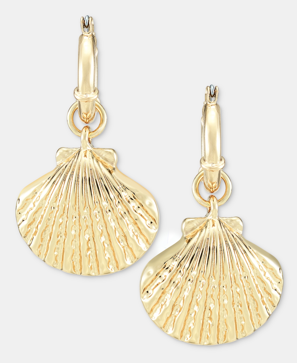 Click here for On 34th Shell Charm Hoop Drop Earrings  Macys Excl... prices