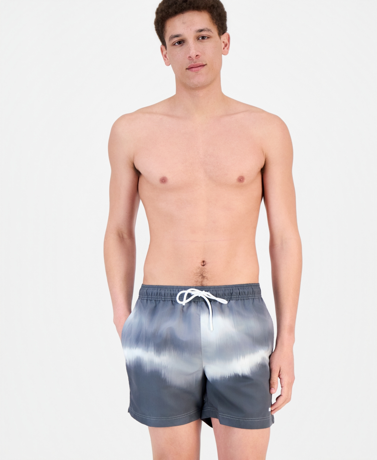 Click here for Boss by Hugo Boss Mens Ombre 5 Swim Trunks - Gray... prices